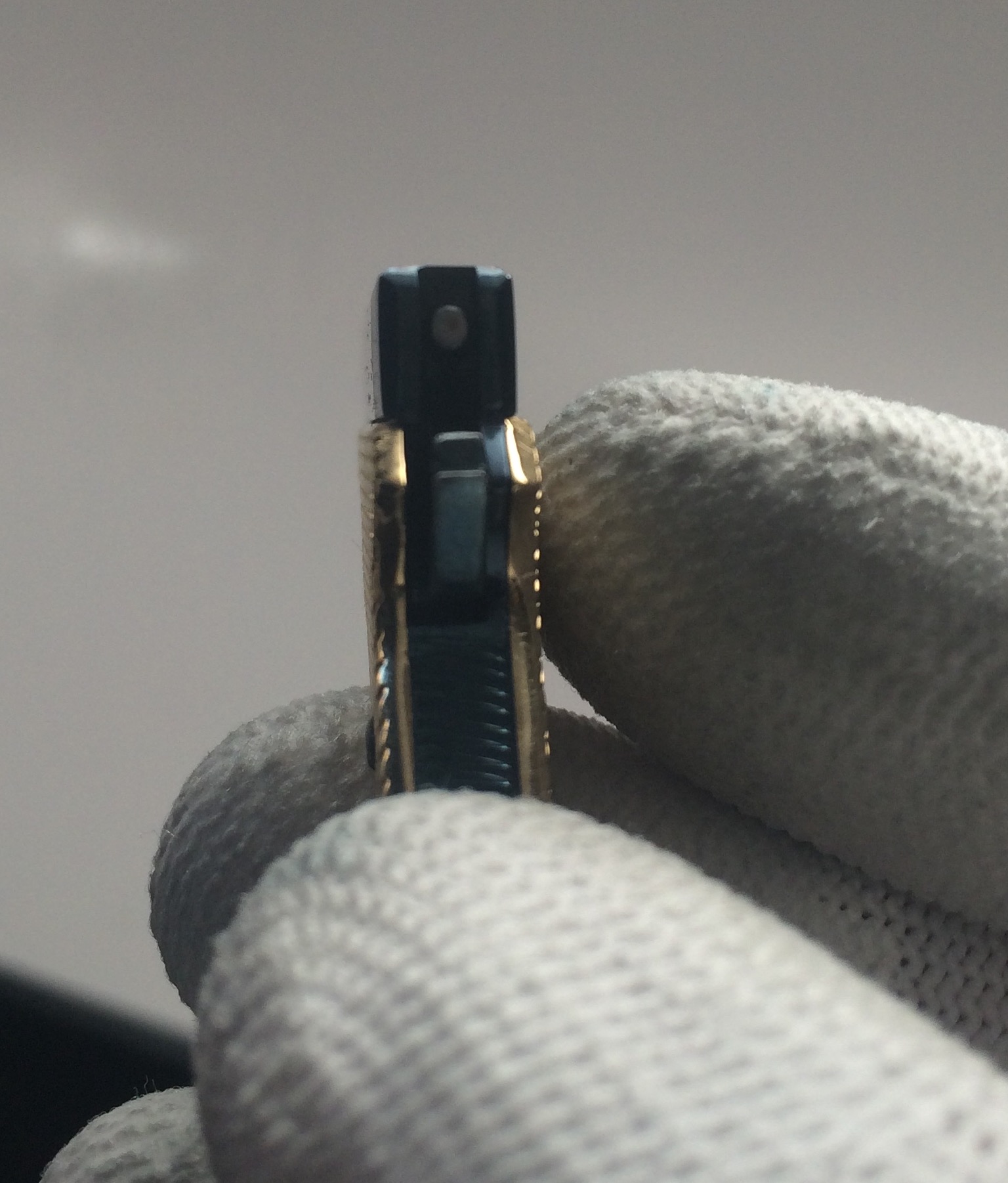 CUSTOM ORDER-GLOCK-dual grips-Gold/Blued 2mm Pinfire Pistol, Pinfire ...