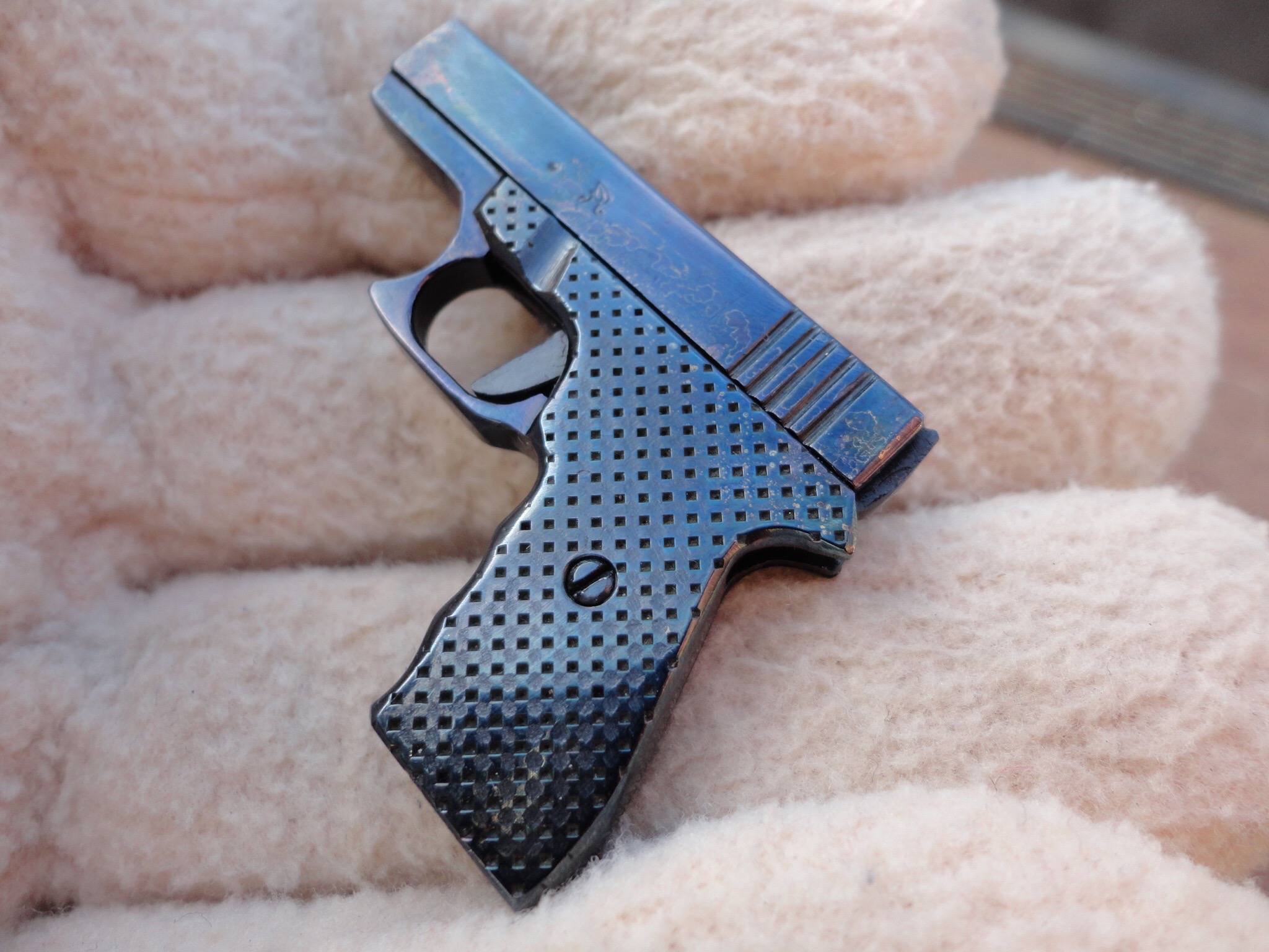 CUSTOM ORDER-GLOCK w/Blued Steel Grips 2mm Pinfire Pistol-PFGUSA ...