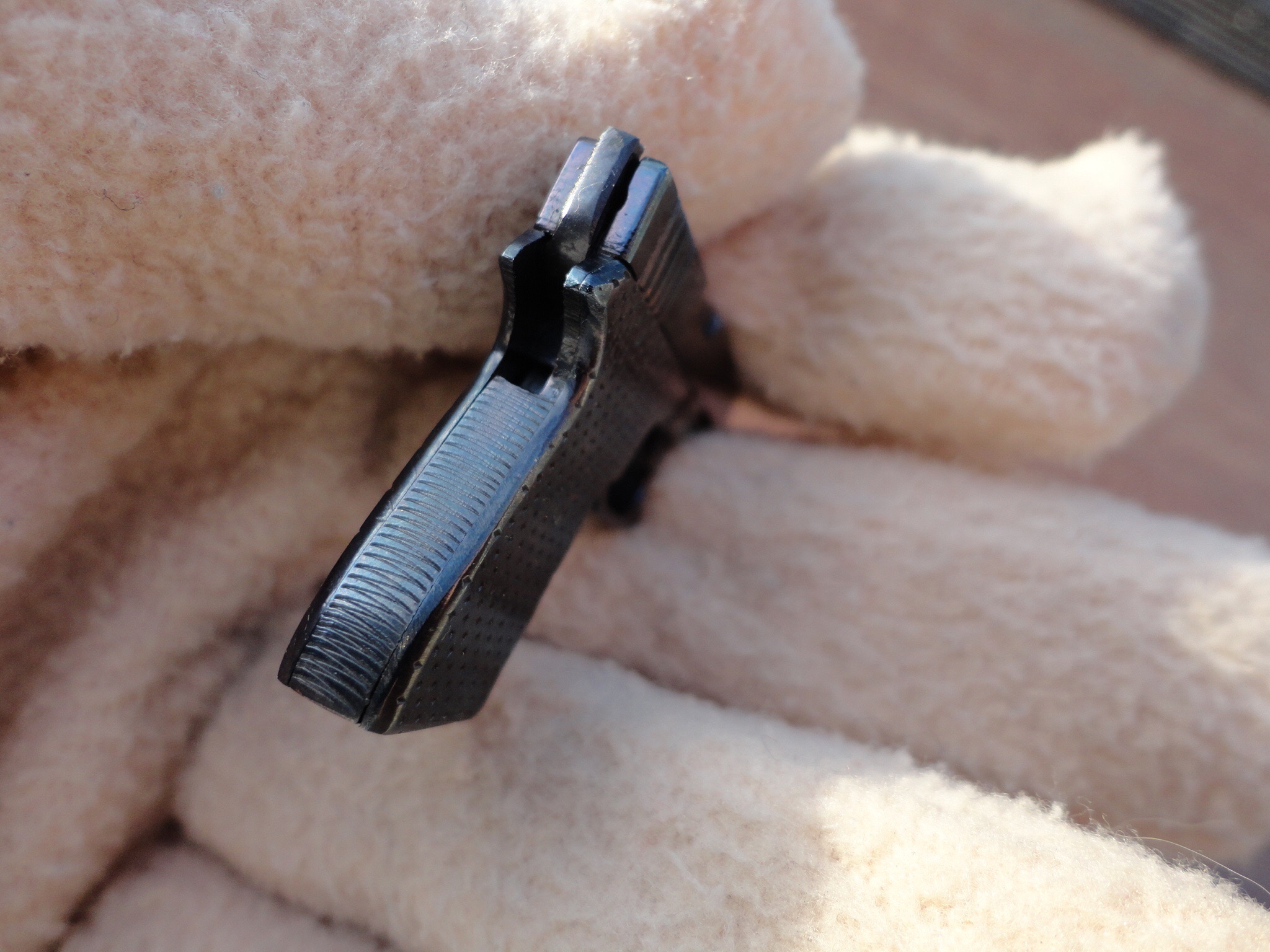 CUSTOM ORDER-GLOCK w/Blued Steel Grips 2mm Pinfire Pistol-PFGUSA ...