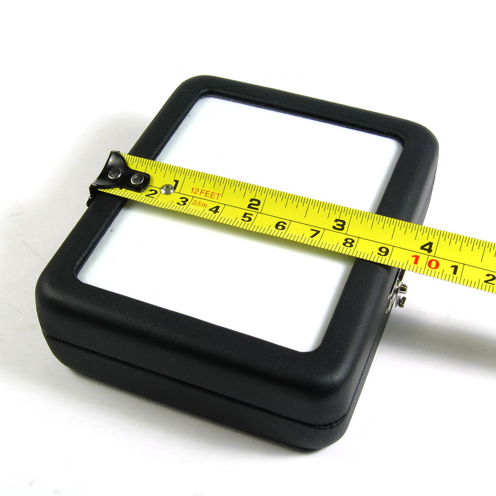 Glass-Top: Small Leatherette Display Case, Pinfire Guns USA